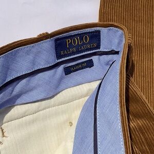 Polo Ralph Lauren | Pants | Nwt Mens Polo Ralph Lauren Classic Fit Stretch Cord Pants In Brown ...